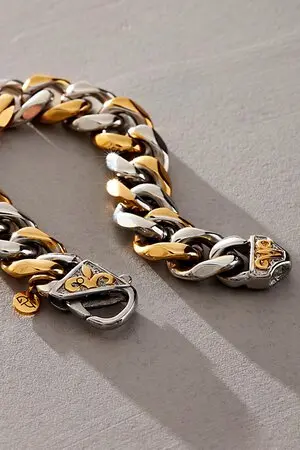 ATELIER CG Handmade Stainless Steel Curb Chain Bracelet