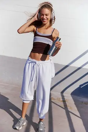 Free People All Clear Coastline Stripe Cami - Chocolate Combo