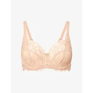 Panache Allure Full-cup Lace Bra - Honey
