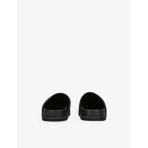 Amiri Monogram Suede Clogs