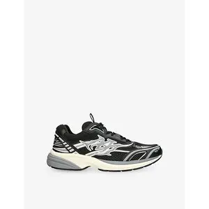 Amiri M Tech Mesh And Leather Trainers