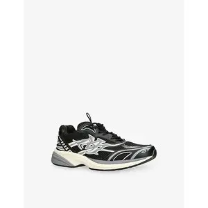 Amiri M Tech Mesh And Leather Trainers