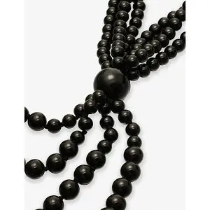 MOSQUITO Beaded Onyx Necklace