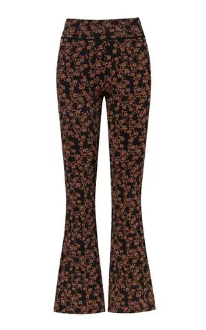 PEPA POMBO Lago Flare Pants - Black
