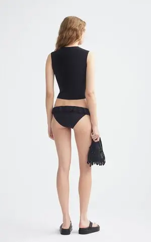 DAR ZÉRO STUDIO Exclusive Neoprene Cropped Top