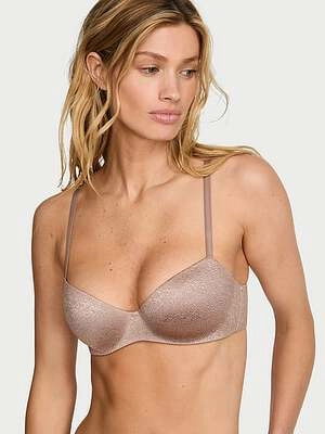Victoria's Secret Body By Victoria Flexfactor Lightly Lined Balconette Bra Brown