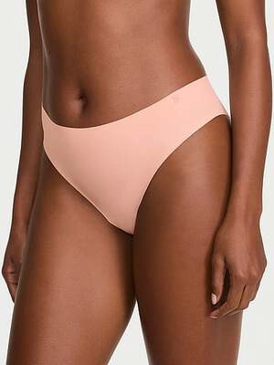 Victoria's Secret No-show Mid-rise Bikini Panty - Beige