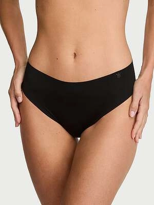 Victoria's Secret No-show Mid-rise Bikini Panty - Black