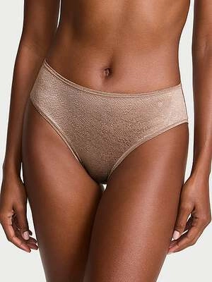 Victoria's Secret No-show Mid-rise Bikini Panty - Brown