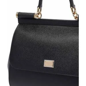 Dolce & Gabbana Large Sicily Handbag - Black