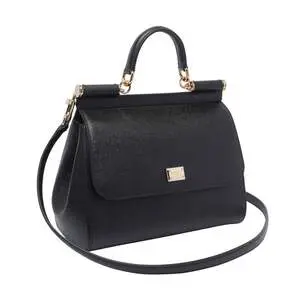 Dolce & Gabbana Large Sicily Handbag - Black