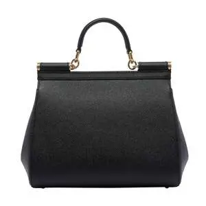 Dolce & Gabbana Large Sicily Handbag - Black