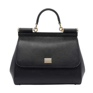 Dolce & Gabbana Large Sicily Handbag - Black