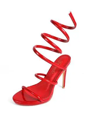 Frederick's Of Hollywood Sabine Round Toe Heel - Red