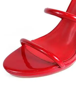 Frederick's Of Hollywood Sabine Round Toe Heel - Red
