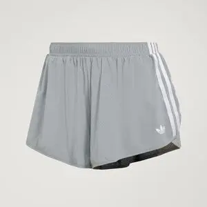 Adidas Originals Sport Shorts With Satin 3-stripes - Grey Three