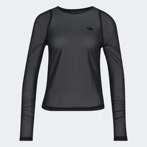 Adidas Originals Sport Mesh Long Sleeve Shirt - Black