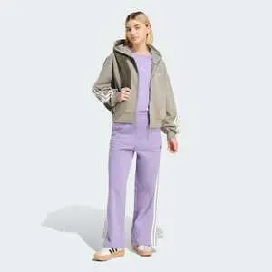 Adidas 3-stripes Wide Leg Pants - Magic Lilac