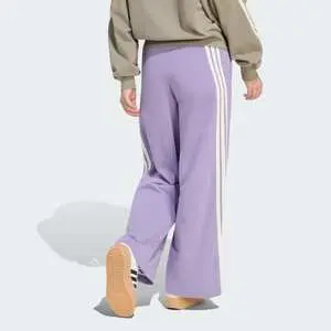 Adidas 3-stripes Wide Leg Pants - Magic Lilac