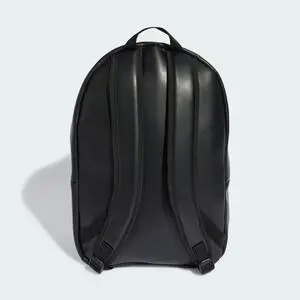 Adidas Leather Backpack With Top Handle And Zipper Closure