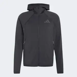 Adidas Xperior Climawarm+ Ventknit Fleece Hooded Jacket - Black