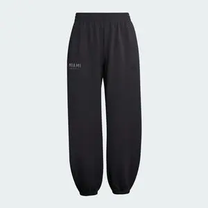Adidas Miami Hurricanes Soft Lux Loose Pants Black - Black / Multi