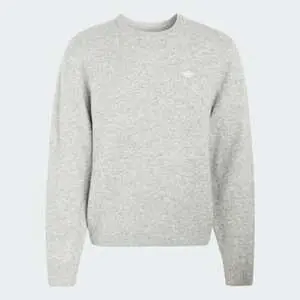 Adidas Trefoil Essentials Fully Knit Sweater - Medium Grey Heather