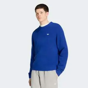 Adidas Trefoil Essentials Fully Knit Sweater - Bold Blue