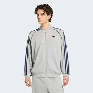 Adidas Adicolor Classics Loose Tracktop Grey - Grey Two