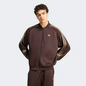 Adidas Sst Adicolor Classics Loose Tracktop - Aurora Coffee