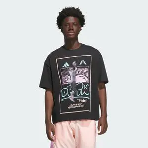 Adidas Anthony Edwards Dftw Anime Tee - Black