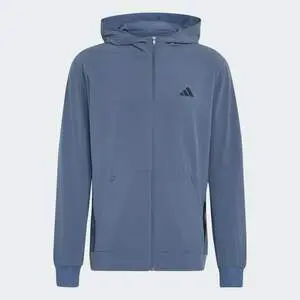 Adidas D4t Workout Full-zip Hoodie - Preloved Ink