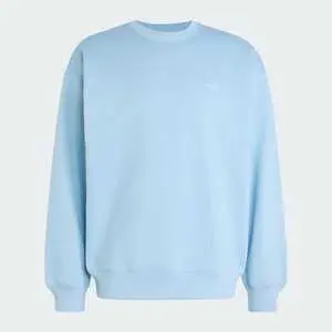 Adidas Trefoil Essentials Loose Crew Sweatshirt - Clear Sky