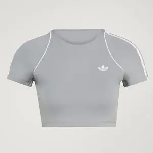 Adidas Originals Sport Superstar Bra Tee - Grey Three