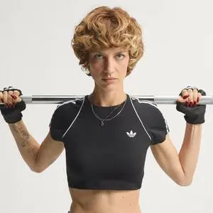 Adidas Originals Sport Superstar Bra Tee - Black