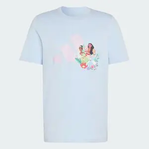 Adidas Disney Princesses Volleyball Graphic Tee - Crystal Sky