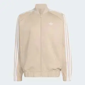 Adidas Sst Adicolor Classics Cotton Twill Tracktop - Khaki Three