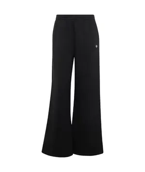 Adidas Essentials Wide Leg Fleece Pants - Black