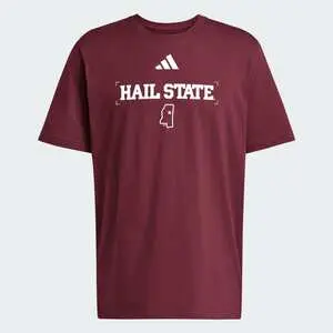 Adidas Mississippi State Bulldogs Ncaa Short Sleeve Fresh T-shirt Team Maroon - Team Maroon / Multi