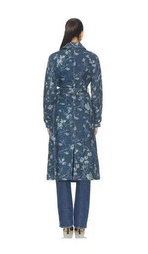L'Agence Bradley Linen Trench Coat