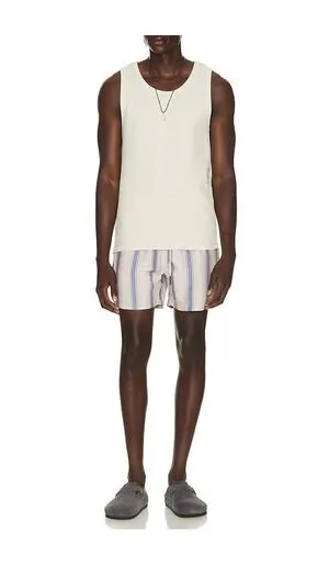 Oas Gelato Swim Shorts In . Also - Blue