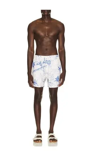 Oas Romantique Printed Swim Shorts