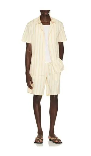 Lacoste Striped Lightweight Poplin Shorts