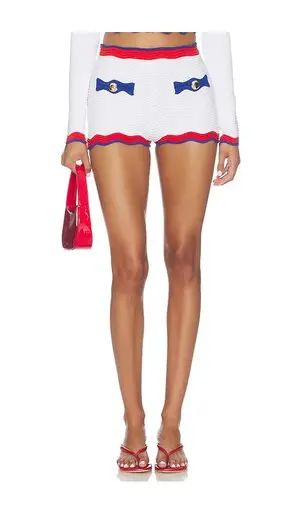 Retrofete Kait Knit Short - White
