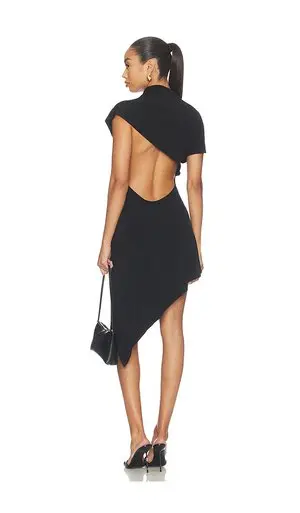 Sandy Liang Asymmetrical Hem Dress