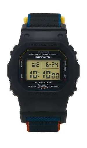 G-Shock Dw5600 Cloth Band Series Digital Watch - Grey
