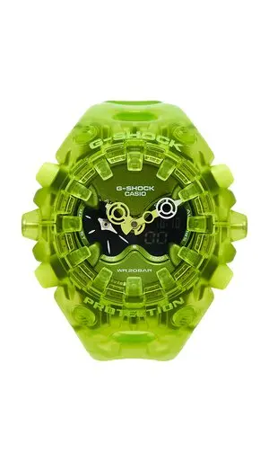 G-Shock Digital Watch With Resin Case And Buckle Closure - Green