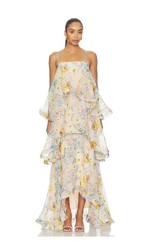 ELLIATT Tiered Maxi Dress