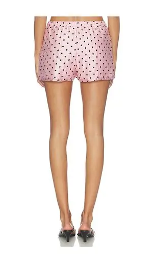 Amanda Uprichard Mariko Polka Dot Shorts