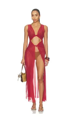 Bond Eye Lorelei Maxi Dress - Red